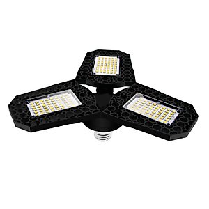 SOESFOUFU Workshop Folding Light LED Light Fixtures for Garage Motion Lights Outdoor Security Lights High Bay Lights Garage Lamps Deformable LED Garage LED Spot Lights Warehouse Light
