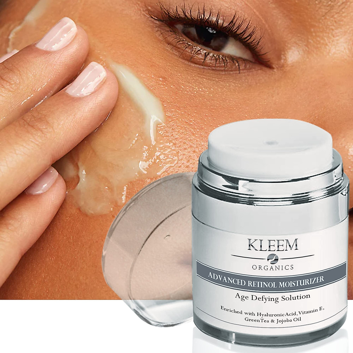 Advanced Anti Aging Retinol Cream Twin Set for Women & Men - With Retinol, Hyaluronic Acid & Vitamin E - Anti Aging Treatment Reduces Wrinkles & Fine Lines - Gentle Day and Night Serum, 1.7 Fl Oz