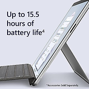 Microsoft QIL-00001 Surface Pro 9 13" Touch Tablet, Intel i7, 16GB/256GB, Platinum Bundle Surface Dock 2 and 1 YR CPS Enhanced Protection Pack