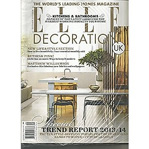 ELLE DECORATION UK, SEPTEMBER 2013, NO. 253 TREND REPORT 2013/14