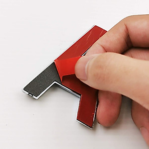 2.75 Inch Adhesive House Numbers, Mailbox numbers, Street Door Numbers, Self-stick Address Signs for Apartments, Double Silver Letter D