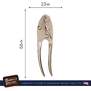 Baker's Secret - Can Opener Stainless Steel Heavy Duty Tin Can Opener