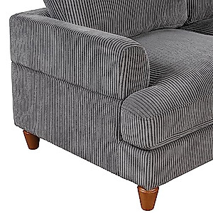 ERYE Oversized Modular Sectional Sofa Couch with Movable Ottoman Can be Freely Combined into Sofabed,L-Shaped & U-Shaped,Low Back Corner Sectional&Couch for Home Apartment Living Room