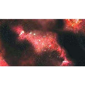 Crimson Gas Giant Space Mat