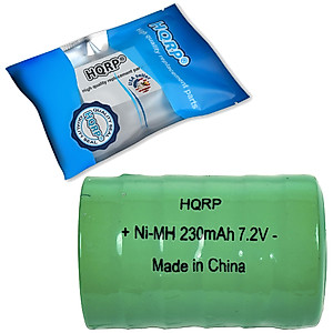 HQRP Battery Compatible with Siemens Medical System SERVOX, Unipower B10415 Acoustic Infant Stimulator, Emmerich 2023-C23, Romet Electro-Larynxes Digital Electronic Speech Device