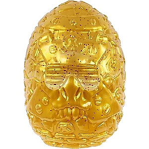 Treasure X Dino Gold Armored Egg. Break The Egg. Squeeze The Ooze Out. Smash The Fossil to Find The Treasure. Then Build The Dino and Display. Styles May Vary