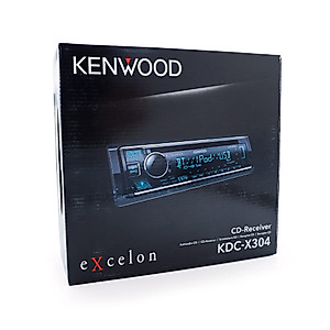Kenwood KDC-X304 eXcelon CD Car Stereo Receiver w/Bluetooth Hands Free Calling, AM/FM Radio, USB, Amazon Alexa Built Ready, Variable Color Illumination