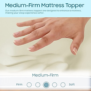 Zutan 1-inch Comfortable Convoluted Egg Shell Breathable Foam Bed Topper | Help Reduce Back Pain and Improve Sleeping Posture, Relaxing Orthopedic Matress Toppers with Optimum Support, Twin, White