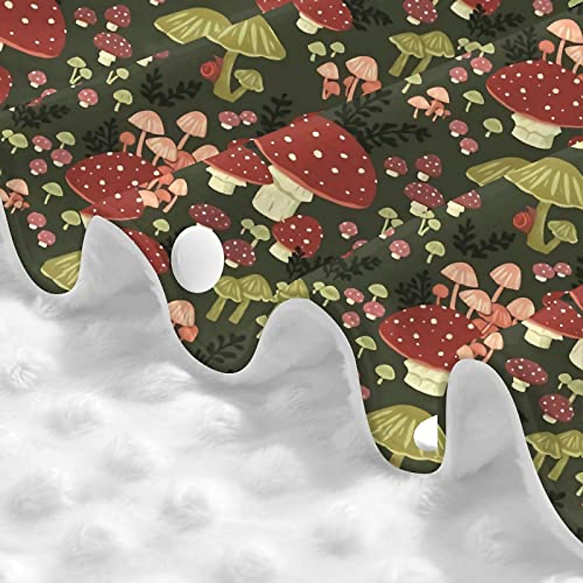 Baby Car Seat Covers for Babies–Carseat Cover Girls,Multiuse Nursing Covers for Breastfeeding,Car Seat Canopy for Boys,Infant Car Seat Cover Winter Blanket.（Mushroom）