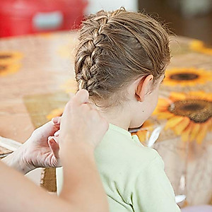 AHIER 2000PCS Clear Elastic Hair Bands, 2mm in Width and 30mm in Length Hair Ties, Disposable Hair Holders, Ideal for Long or Short Hair, Daily Hairdos, Unisex, All Ages, 2E+3 Count