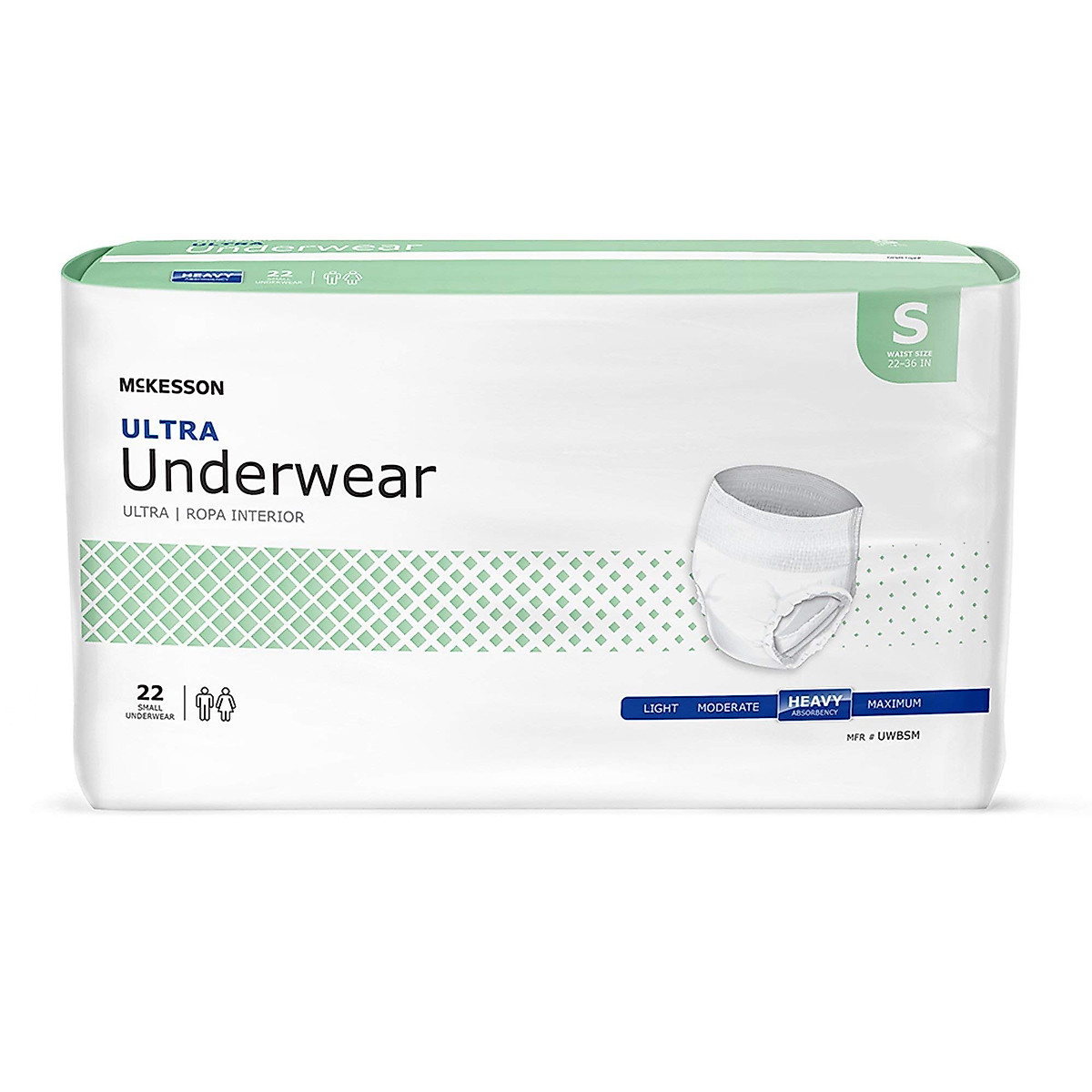 McKesson Ultra Underwear, Incontinence, Heavy Absorbency, Small, 88 Count