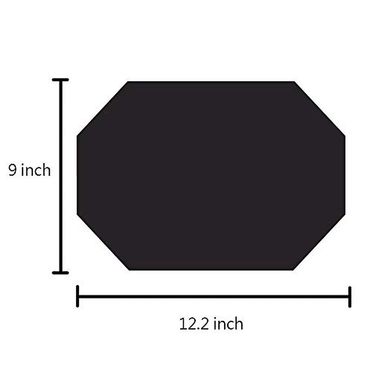 NHD Sofa Armrest Clip Tray Table, Couch Drink Snack Remote Control Holder (Black)