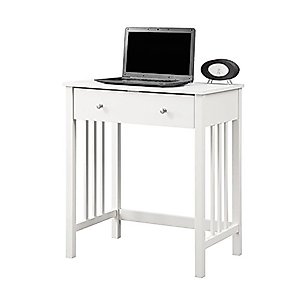 Convenience Concepts Designs2Go Mission Desk with Keyboard Drawer, White