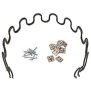 House2Home 25" Sofa Upholstery Spring Replacement, 2pk Repair Kit for Furniture Chair Couch, Includes Clips, Screws, and Instructions