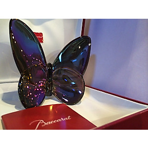 Baccarat Papillon Crystal Lucky Butterfly Blue Scarabee 2609987