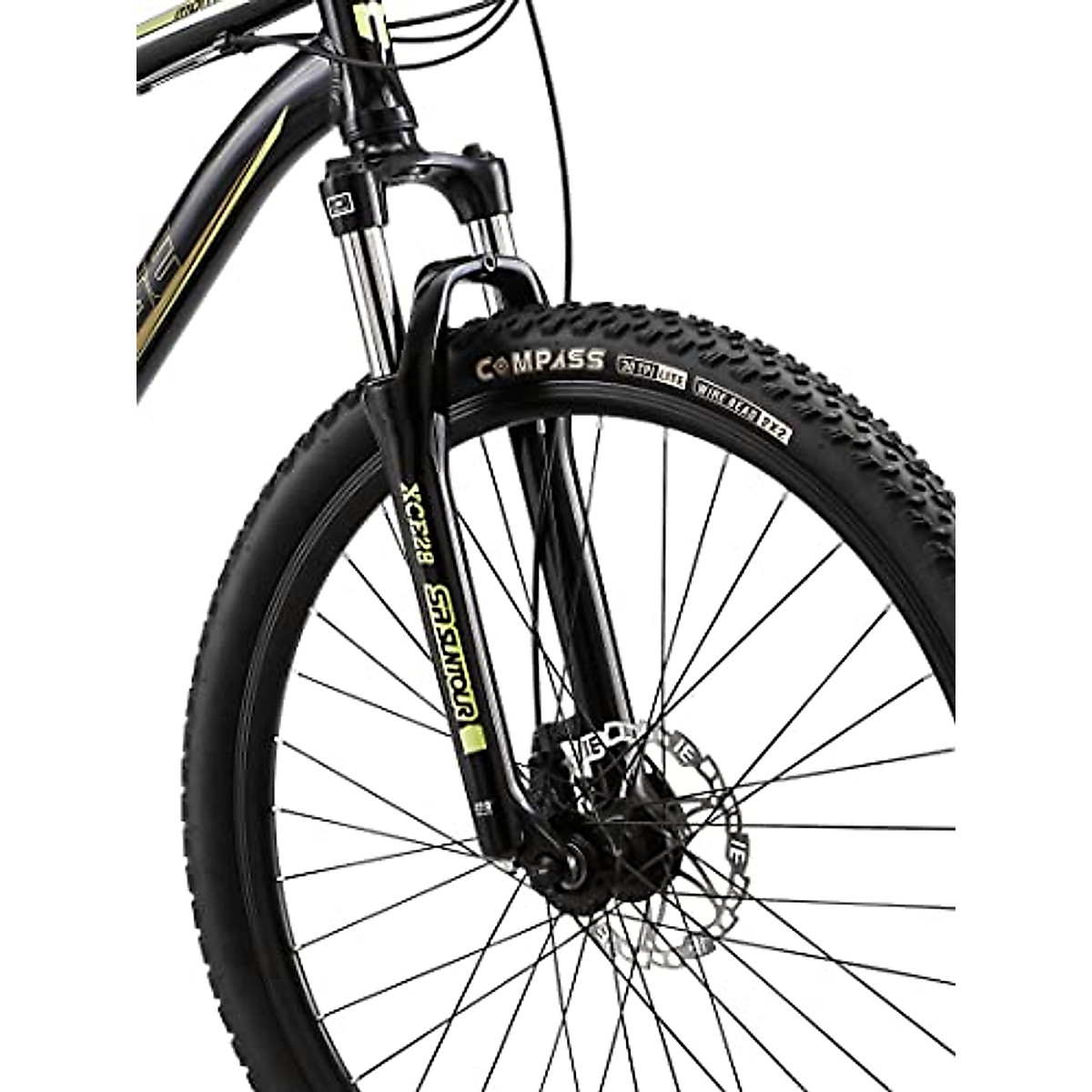 Mongoose Montana Sport Men and Women Mountain Bike, 21-Speed Drivetrain with Trigger Shifters, 27.5-Inch Wheels, 17-Inch Medium Frame, Black