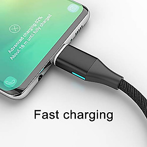 NetDot Magnetic Charging Cable, 3in1 Gen10 3 Pack (6.6ft) Max 18W Fast Charging Magnetic Phone Charger and Data Transfer Magnetic Charger for Micro USB, USB-C/Type C and I-Product