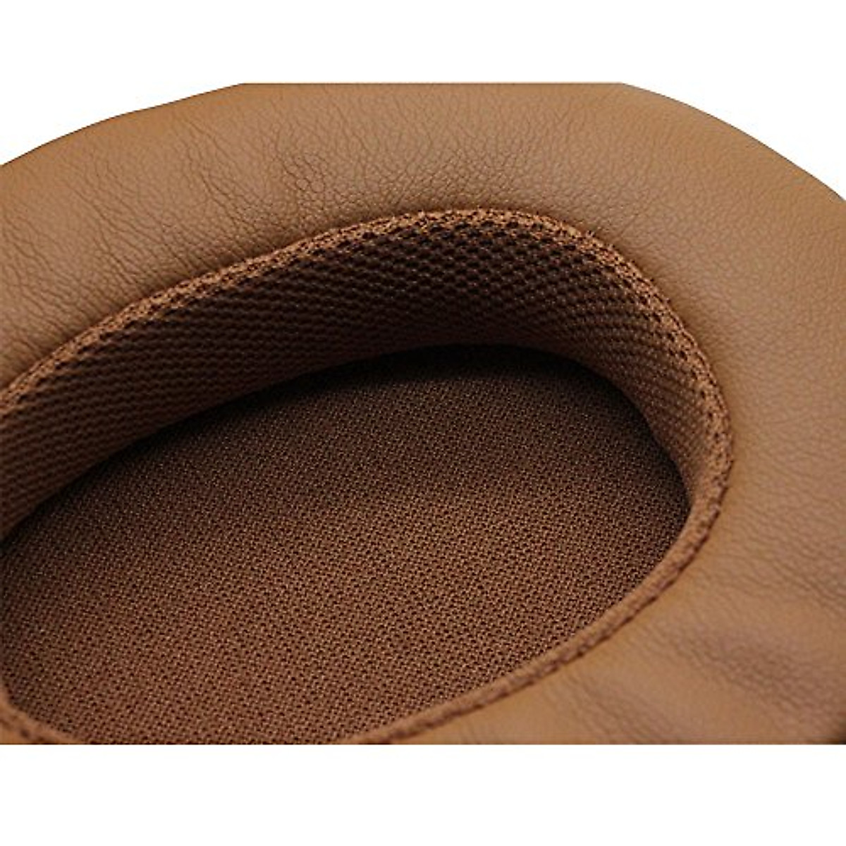 Poyatu Replacement Earpads for Skullcandy Crusher/ANC/EVO Bluetooth Wireless Hesh 3 & EVO & ANC Headphones Gray/Tan Memory Foam Ear Cushions Earbuds Ear Pads Repair Parts Brown