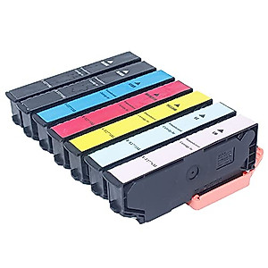 INKWAY Remanufactured Ink Cartridge Replacement for Epson 277XL 277 T277XL to use with XP-960 XP-970 XP-850 XP-860 XP-950 Printer, (2 Black, 1 Cyan, 1 Magenta, 1 Yellow,1 Light Cyan,1 Light Magenta)