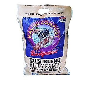 Malibu Compost 100507245 Bu's Blend Biodynamic Compost 12qt, 12 Quart, Brown/A