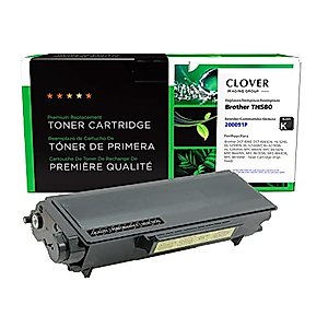 Clover Remanufactured Toner Cartridge for Brother TN580 | Black