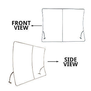 BANNER BUZZ MAKE IT VISIBLE U Shaped Pillow Case Backdrop Tension Fabric Media Wall - Print with Hardware (20' x 7.5', Double Sided)