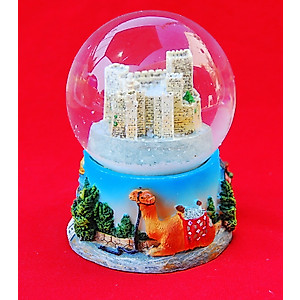 Snowdome Israel City of Jerusalem Snowglobe Holyland Souvenir.The Walls