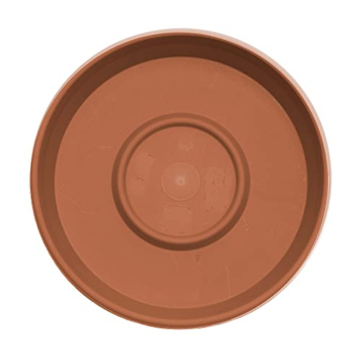 Bloem Terra Pot Round Drain Saucer: 16" - Terra Cotta - Tray for Planters 11-16", Matte Finish, Durable Resin, Ribbed Bottom, for Indoor and Outdoor Use, Gardening, Planter Not Included