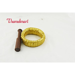 4" Tibetan Meditation Om Mani Padme Hum Peace Singing Bowl With Mallet