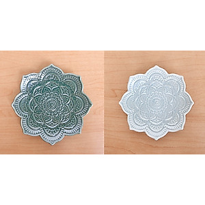 PUDDING CABIN Boho Ring Dish Small Jewelry Dish Ceramic Trinket Tray Crystal Holder 2 Set of Boho Decor, Wedding Bridal Shower Gifts for Bridesmaids Bride