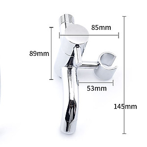 ifgswopq Bidet Sprayer for Toilet,Toilet Sprayer Bidet,Ceramics,Bidet Sprayer for Toilet Portable,Bidet Sprayer Portable,Toilet Jet Spray Portable,Bidet Shower Attachment,Chrome B (Chrome a