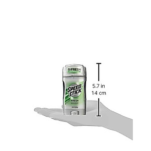 Mennen Speed Stick Deodorant for Men, Fresh, 3 Oz, Pack of 6