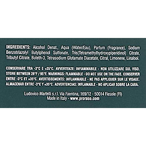 Proraso Refreshing Cologne 6 Piece Tissue Set, Cypress/Vetyver