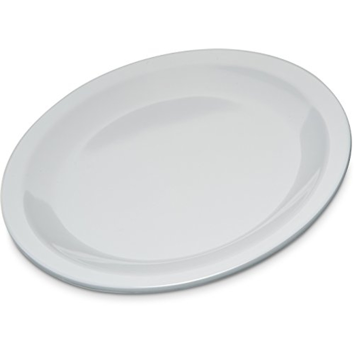 Carlisle FoodService Products KL20402 Kingline Melamine Pie Plate, 6-7/16" Diameter x 0.64" Height, White (Case of 48)