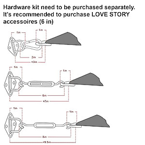 LOVE STORY 8' x 12' Sun Shade Sail Rectangle UV Block Shade Sails for Outdoor Patio Garden Backyard, Sand (We Make Custom Size)