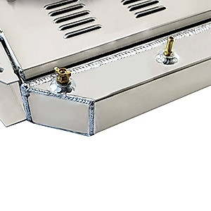 CoolingMaster 4 ROW Radiator+Shroud Fan+Relay Compatible with 1966-1979 Ford F100 F150 F250 F350