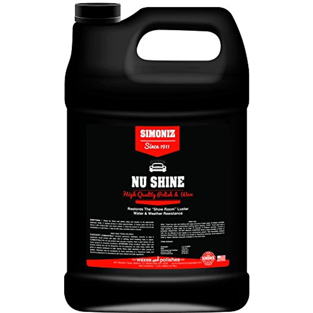 Simoniz S3294001 Nu Shine Car Polish, 1 Gallon, 1 Pack
