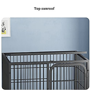 SEVEMIGHT Metal Wire Pet Cat Ferret Kitten Chinchilla Cage, Playpen Crate Enclosure Kennel Cat Home Indoor Outdoor, Cat Cage Cat Crate Kennel Enclosure Playpen, Animal House Cage,Pink