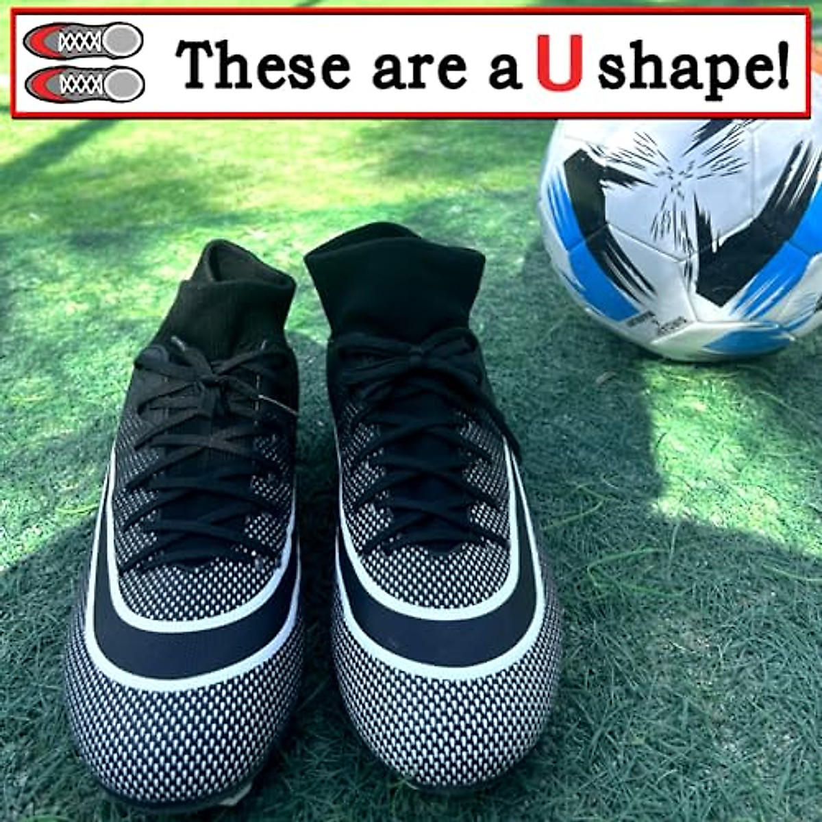 Zquaus Football Cleats,Mens Soccer Cleats，Athletic Outdoor Football Shoes CD8508-M1-42