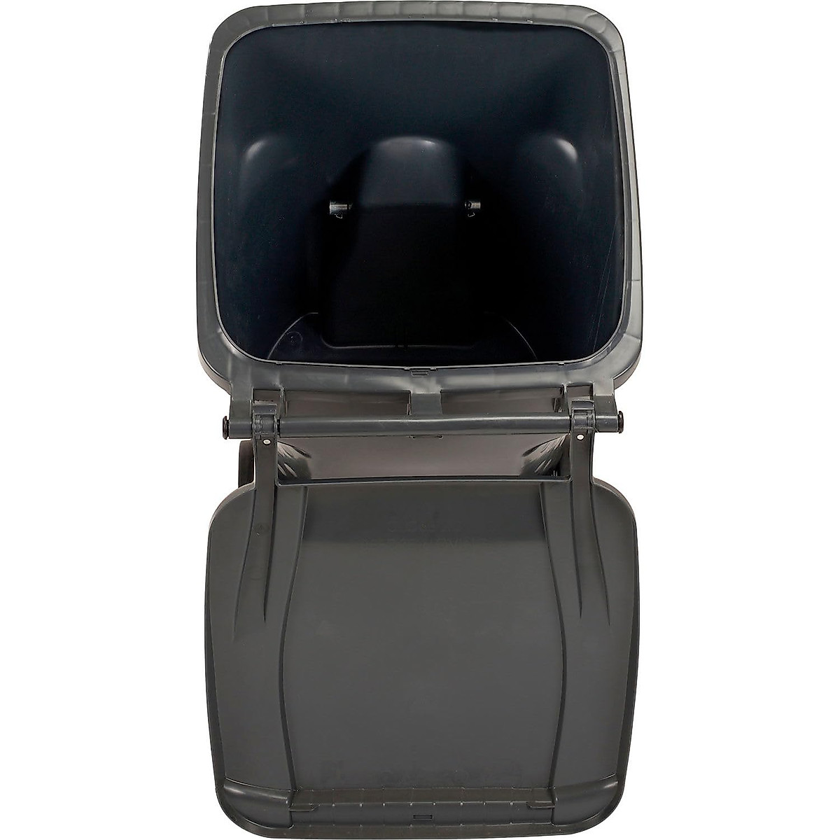 OTTO Mobile Heavy Duty Trash Container, 65 Gallon, Gray