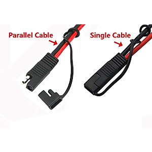 CERRXIAN SAE 2 Pin Plug Replacement Waterproof Protection Cover Cap Lid Top(Black 20pcs)