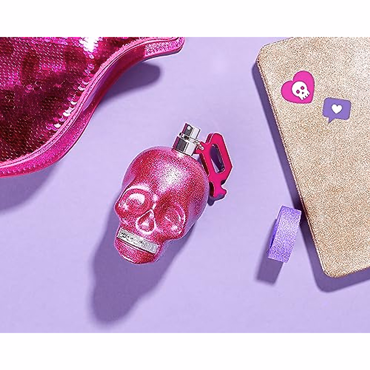 POLICE To Be Sweet Girl Fragrance For Woman - Feminine Scent - Gourmand Accords - Housed In A Pretty, Punk Bottle - Mingles Tart-Sweet Fruits And Fresh Florals With Woody Notes - 2.5 Oz EDP Spray