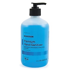 McKesson Premium Hand Sanitizer Ethyl Alcohol Gel Pump Bottle 18 oz.