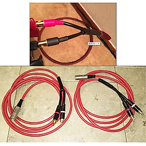 Neutrual Cable Pants, Cable Jacket Speaker Wire Pants Y Boot 9MM 2-Conductor (⌀9MM-2x 3.5MM 8PACK Black) Dressing Up/Protecting/DIY Your Speaker Cables, DIN to RCA Cables