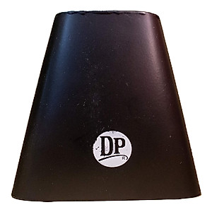 DP Music 5 Inch Metal Cow Bell Noise Maker with Beater - Cowbell for Sporting, Football Games, Events - Percussion Musical Instrument