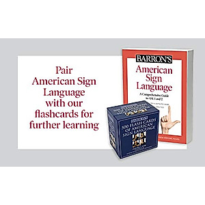 Barron's American Sign Language: A Comprehensive Guide to ASL 1 and 2 with Online Video Practice