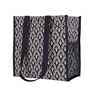 Signare Tapestry Shoulder Bag Shopping Bag for Women with Luxor Art Deco Style