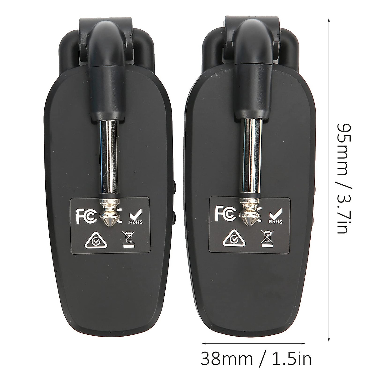 Guitar System Rechargeable Guitar Transmitter Receiver Audio System 48K 24bit 20Hz-20KHz Electronic Bass Pickup Amplifier Accessories