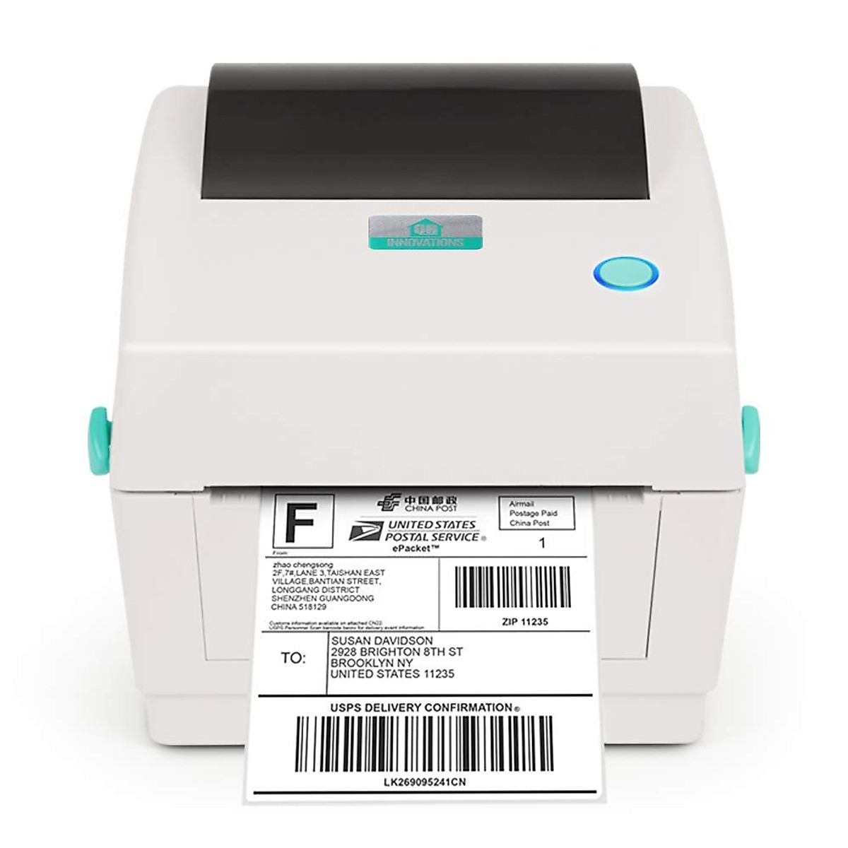 Shipping Label Printer ( Windows 7 or higher Only ) ( No ChromeBook ) Direct Thermal High Speed Printer - Compatible with Amazon, Ebay, Etsy, Shopify - 4×6 Label Printer & Multifunctional Printing