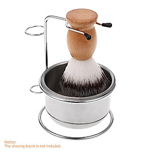 Anself 2 in 1 Shaving Bowl, Men's Shaving Set, Shaving Cup + Men's Razor Blade Holder, Soap, Bowl, Shaving Holder